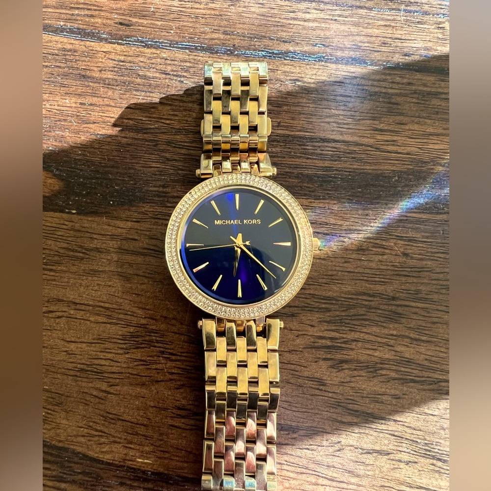 Michael Kors Navy & Gold Darci Watch - Gem